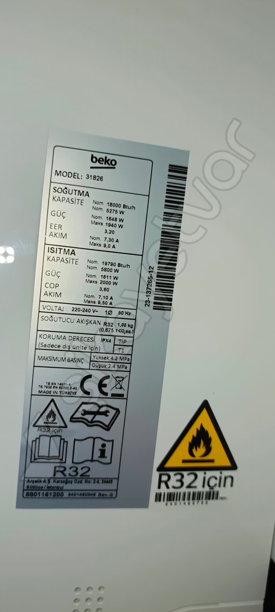 Beko Klima Kartından Gelen Rahatsız Edici Ses - Şikayetvar