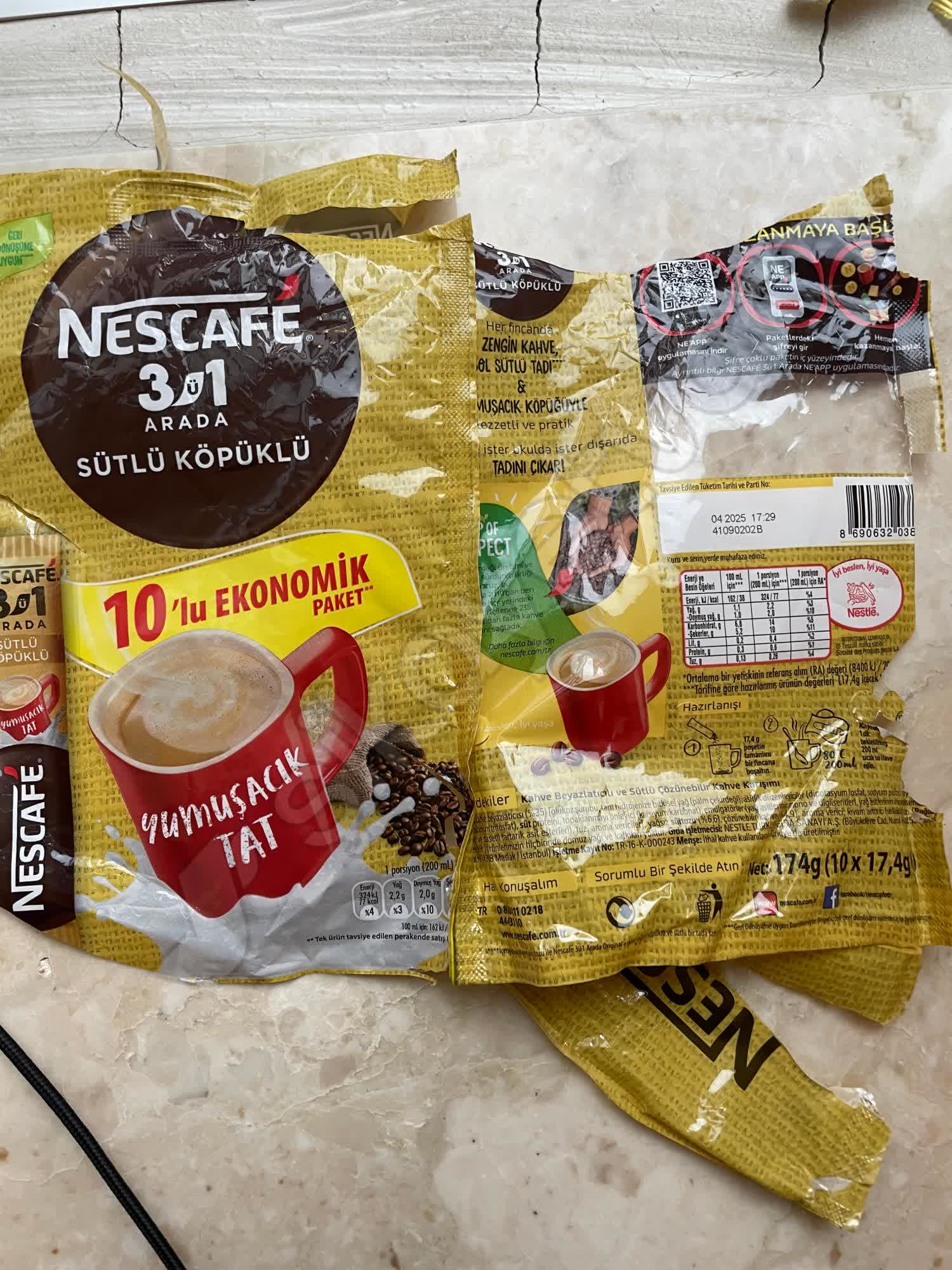 Nescafe Kampanya Şifrelerinin Bulunamaması Sorunu - Şikayetvar