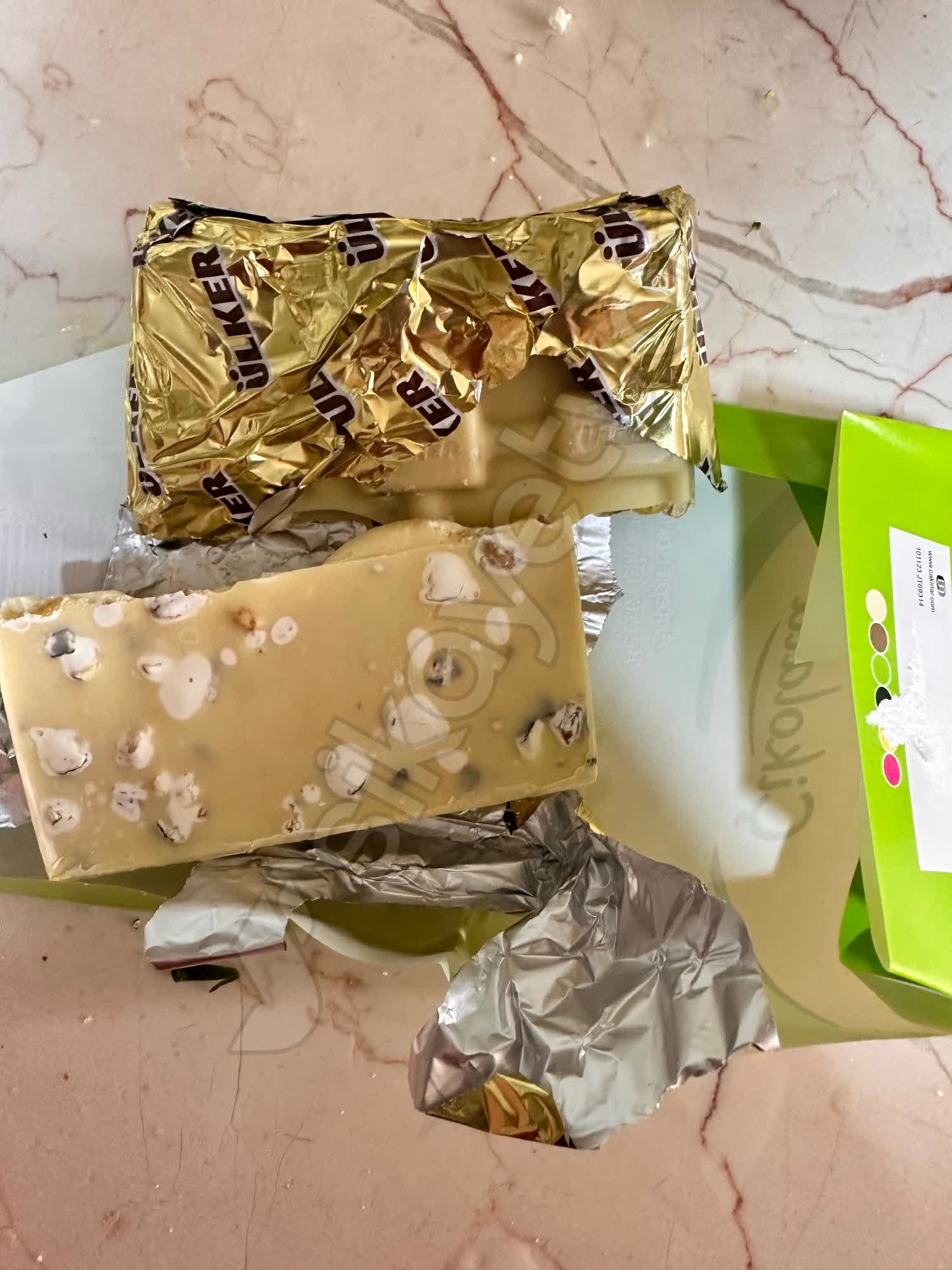 Ülker Beyaz Çikolatada Küf Şüphesi - Şikayetvar