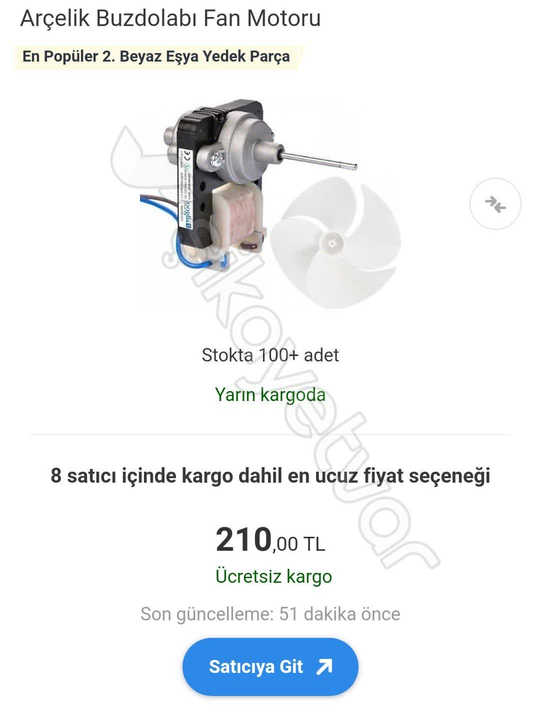 Arçelik Buzdolabı Fan Motoru Değişimi Sonrası Yüksek Servis Ücreti Şoku ...