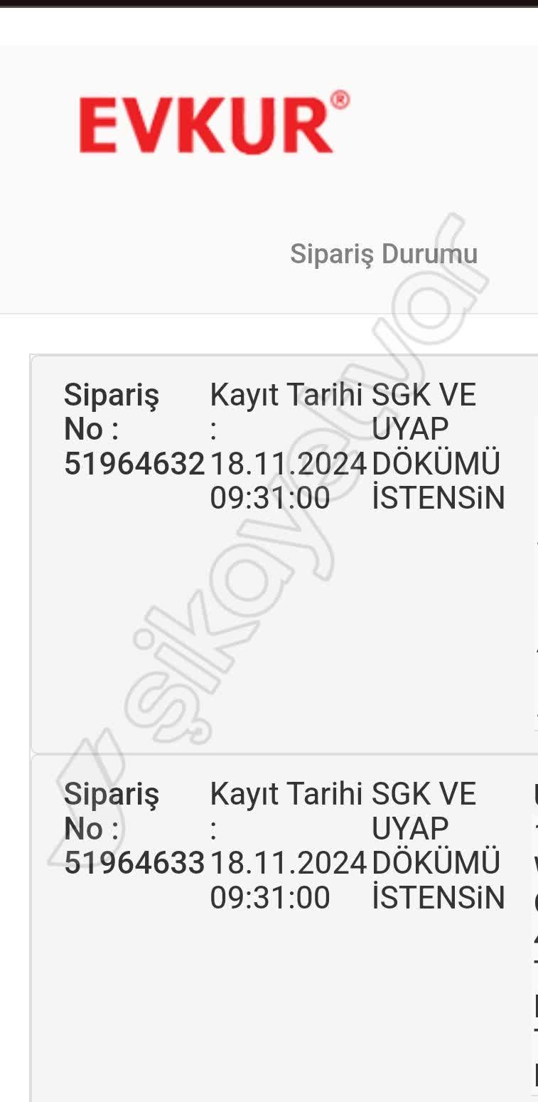 Evkur Onay Sürecinde Yaşanan Gecikme Ve İlgisizlik - Şikayetvar