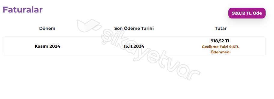 Digiturk Yanlış Fatura Ve Yetersiz Müşteri Hizmetleri - Şikayetvar