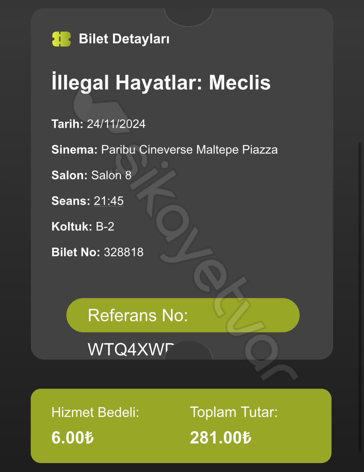Paribu Cineverse Yanıltıcı Gold Class Deneyimi: Mağduriyetim Çözülsün ...