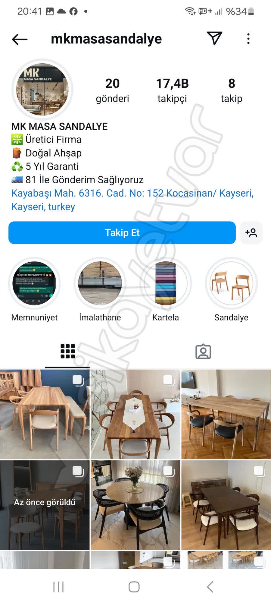 MK Masa Sandalye Ürün Hala Gelmedi - Şikayetvar