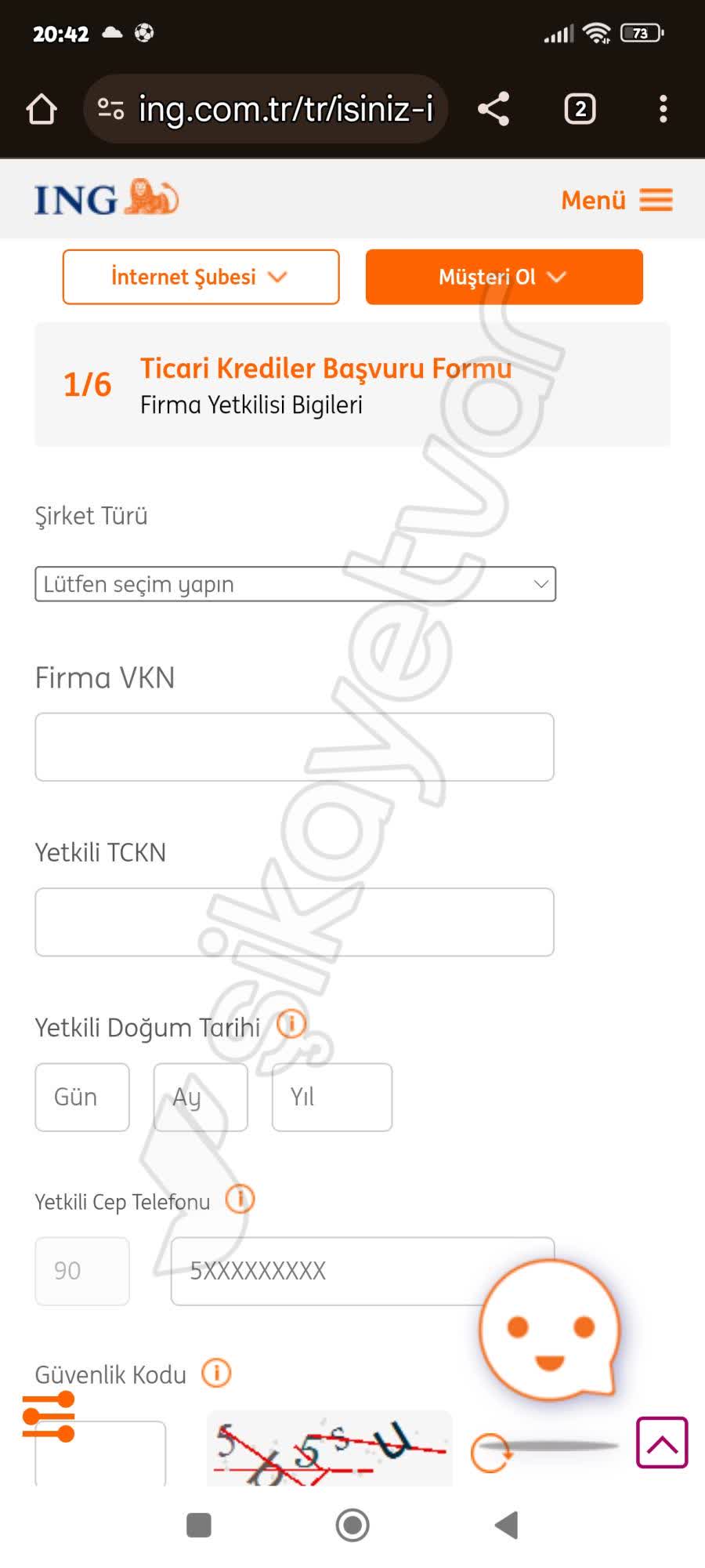 ING ING Bank'ın Kredi Başvuru Sürecindeki Aksaklıklar - Şikayetvar