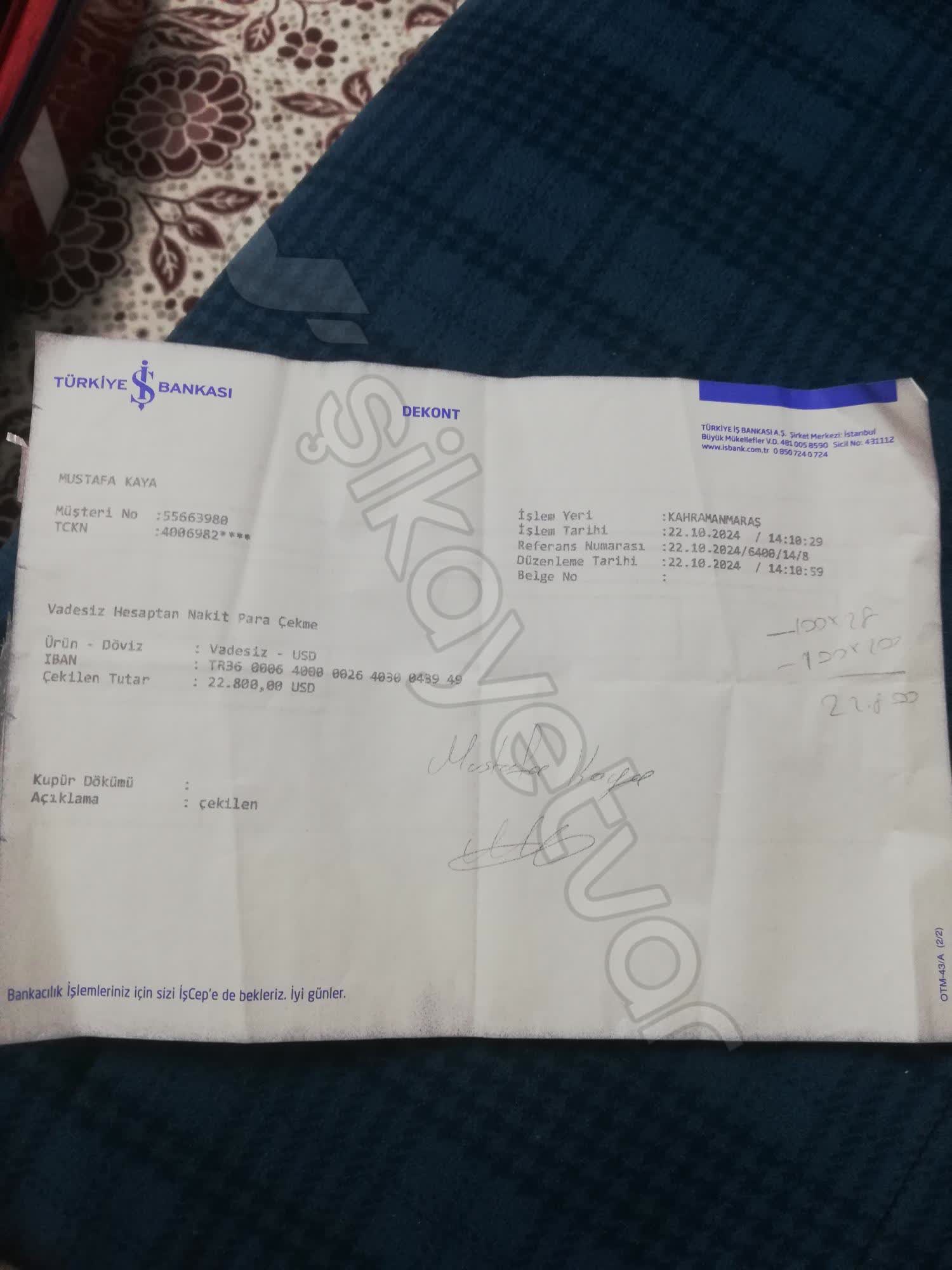 İş Bankası Eski Tarihli Dolar Sorunu Ve Çözüm Beklentisi - Şikayetvar