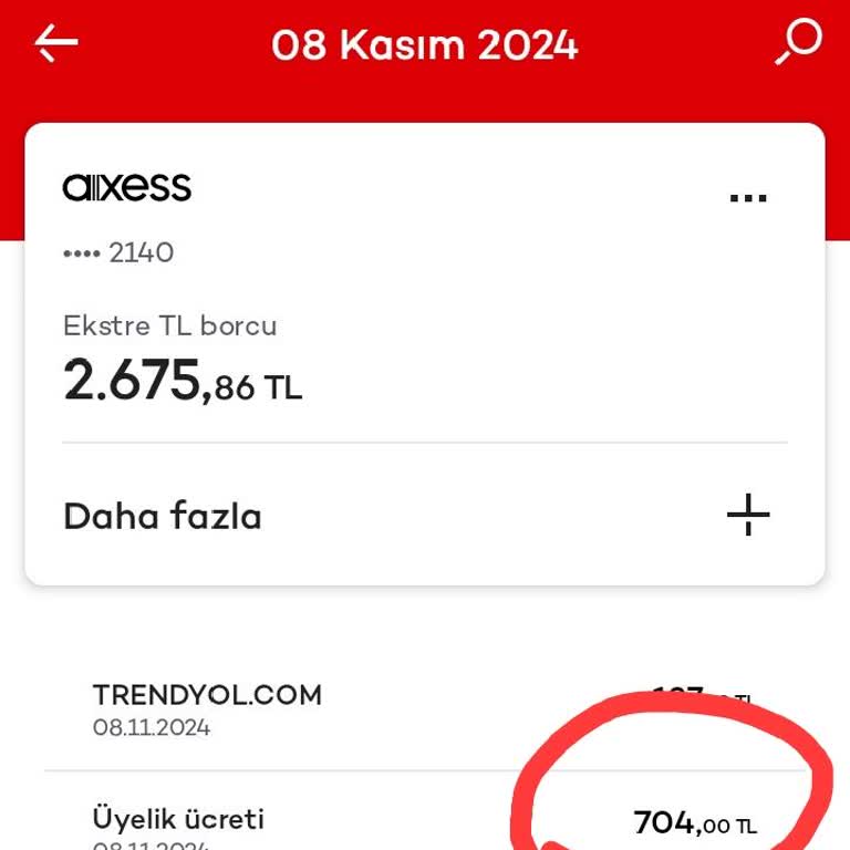 Akbank Axess Gold Kredi Kartı Yıllık Kart Ücreti Yansıtılması - Şikayetvar