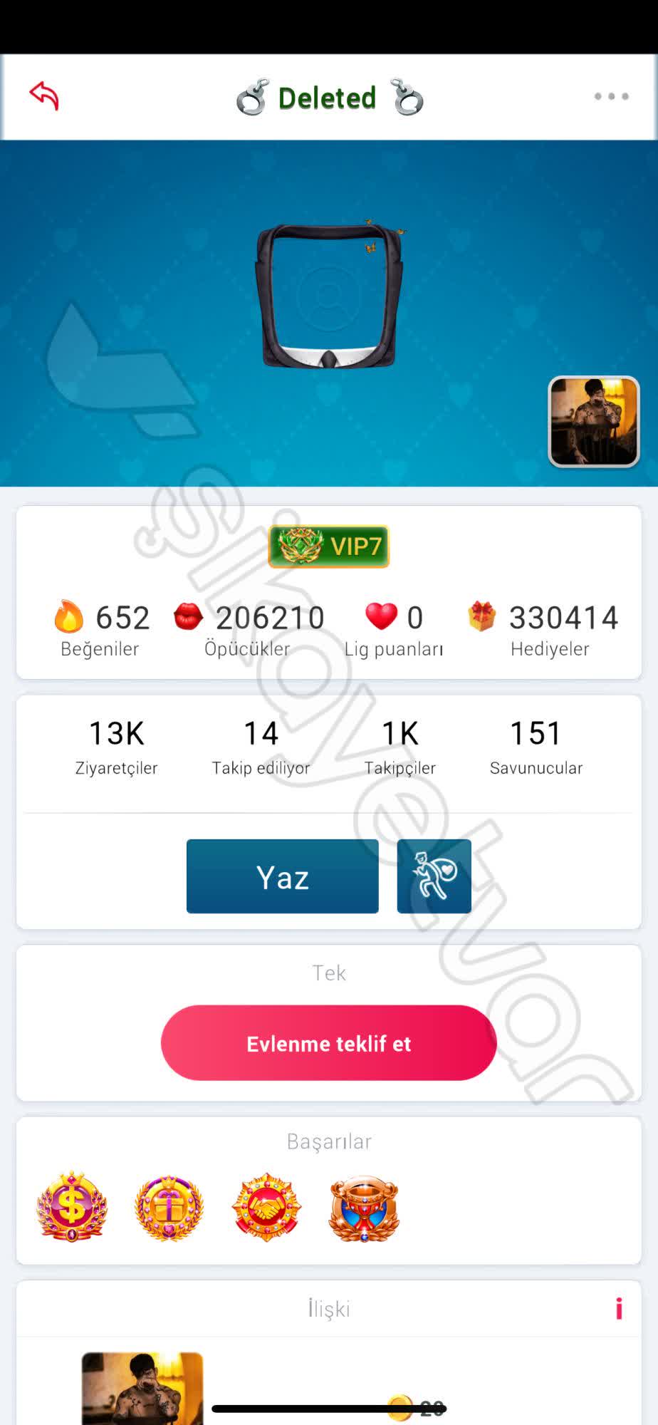 Kiss Kiss VIP7 Hesabımın Yanlış Yüklenmesi Ve Erişim Sorunu - Şikayetvar