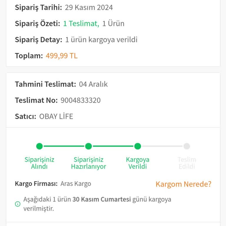 Kargom Transfer Merkezinde Kaldı - Şikayetvar