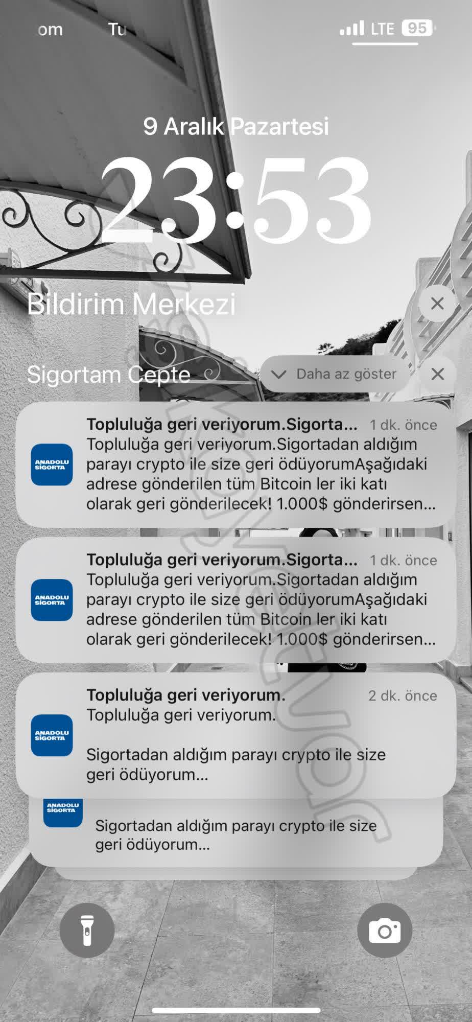 Anadolu Sigorta Sigorta Uygulamasında Şok Edici Bildirimler - Şikayetvar