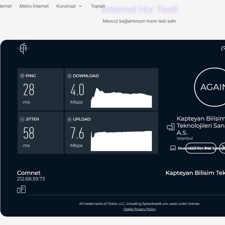 Comnet Arıza ve İnternet Şikayetleri - Şikayetvar