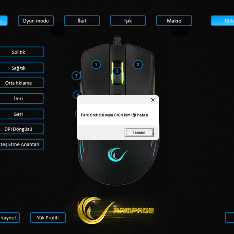 Rampage Mouse'un Dayanıklılığı Hayal Kırıklığına Uğrattı - Şikayetvar