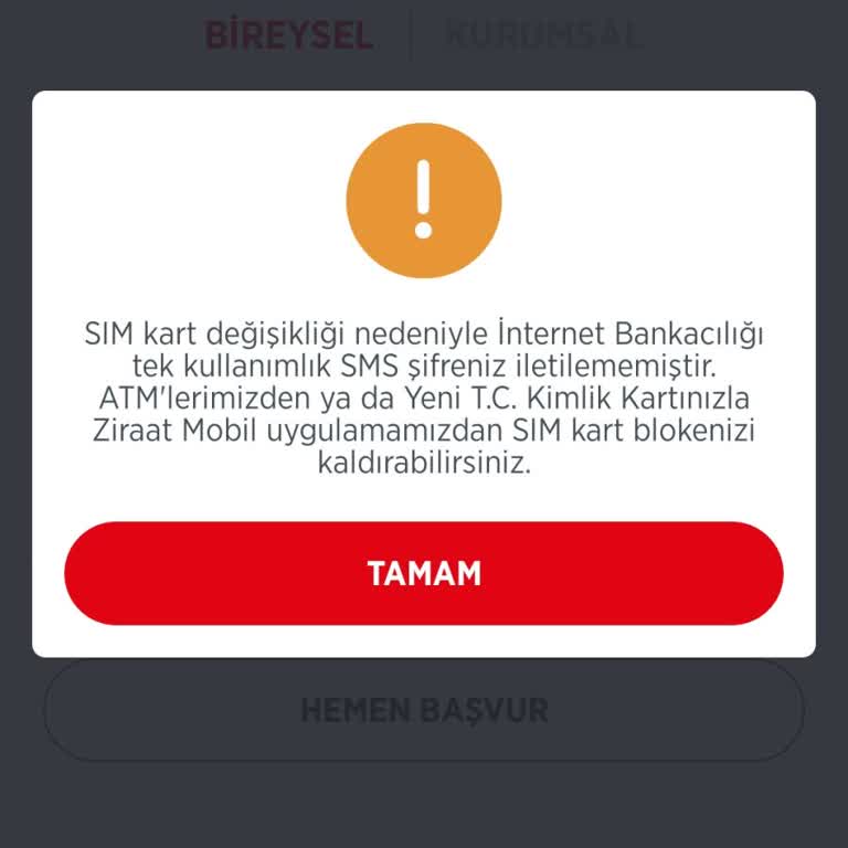 Ziraat Bankası'nda Sim Kart Bloke Sorunu - Şikayetvar