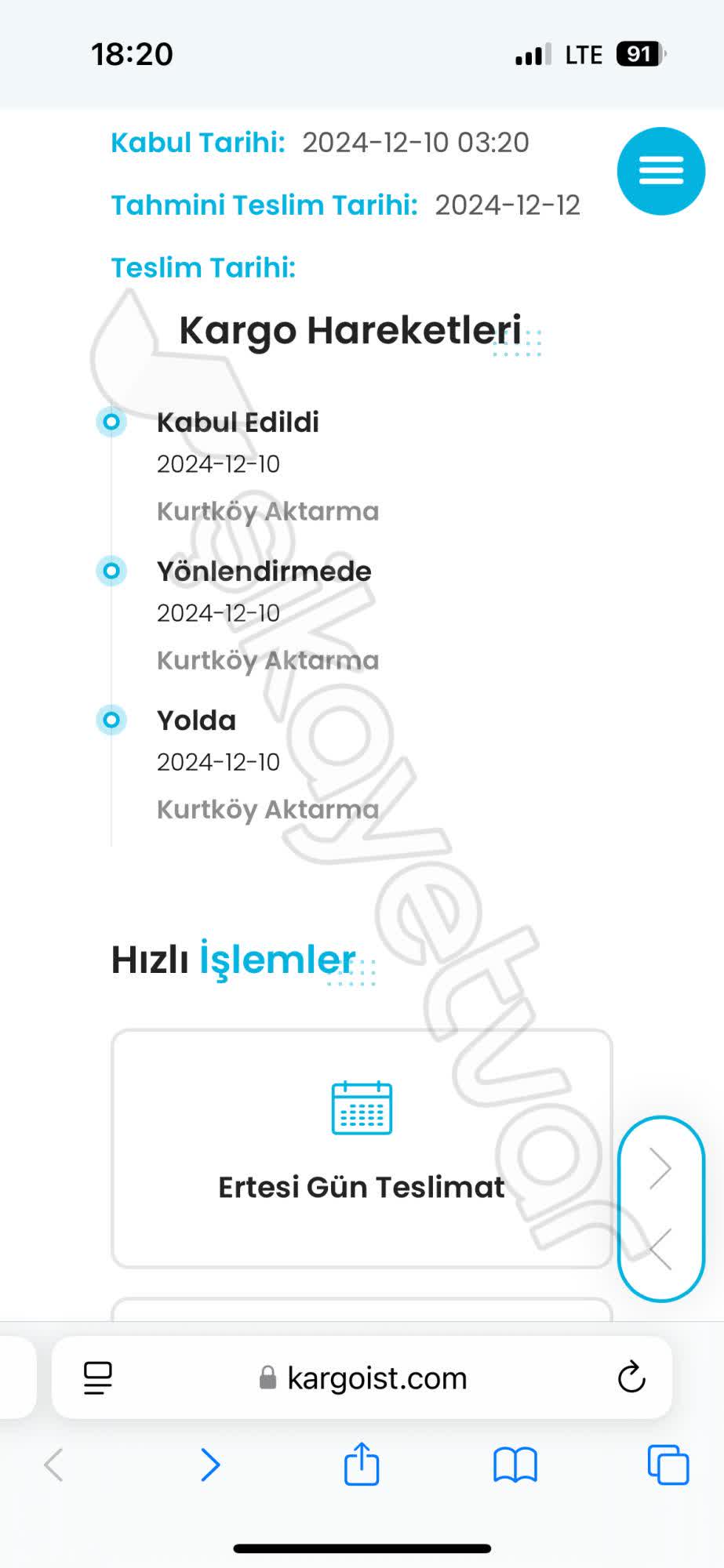 Kargoist Kargom Nerede? Bilgi Alamıyorum - Şikayetvar