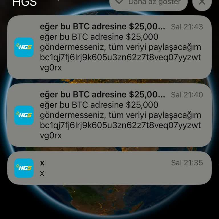 HGS Uygulama Tehdit Şikayetleri - Şikayetvar