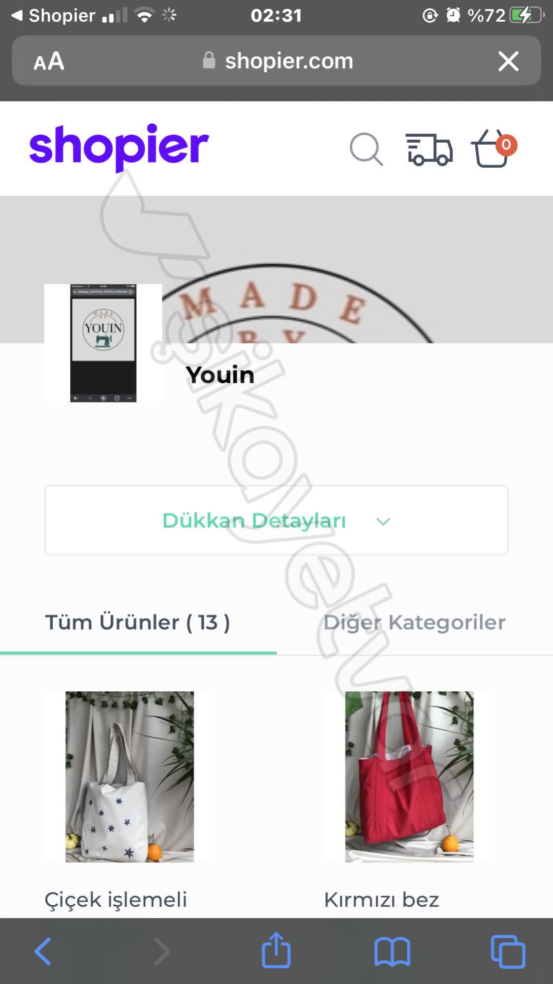 Shopier Mobil Uygulamasında Logo Değiştirme Sorunu - Şikayetvar