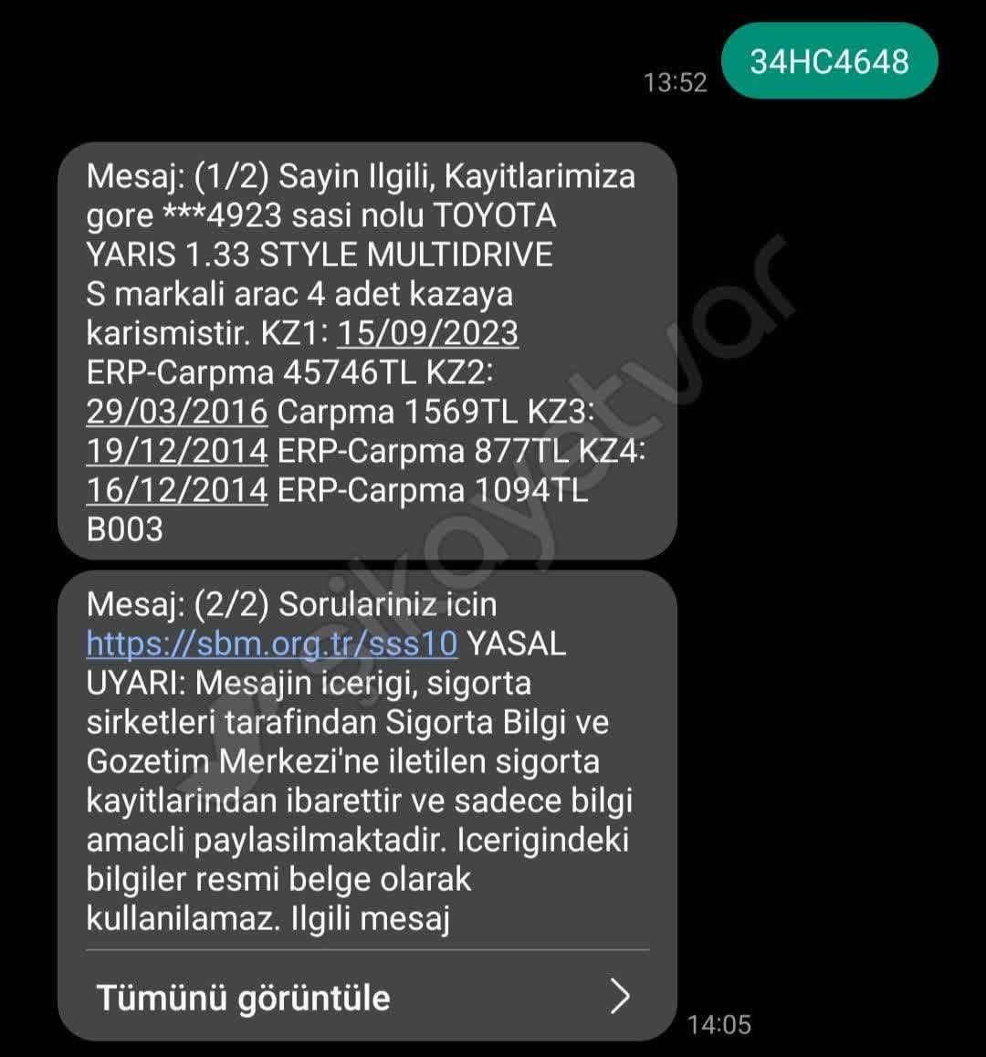 Ray Sigorta Sigorta Şirketinin Hatalı Tramer Kaydı Ve İcra Masrafları ...