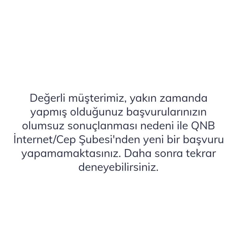 QNB Türkiye 20 Bin Faizsiz Kredi Şikayetleri - Şikayetvar