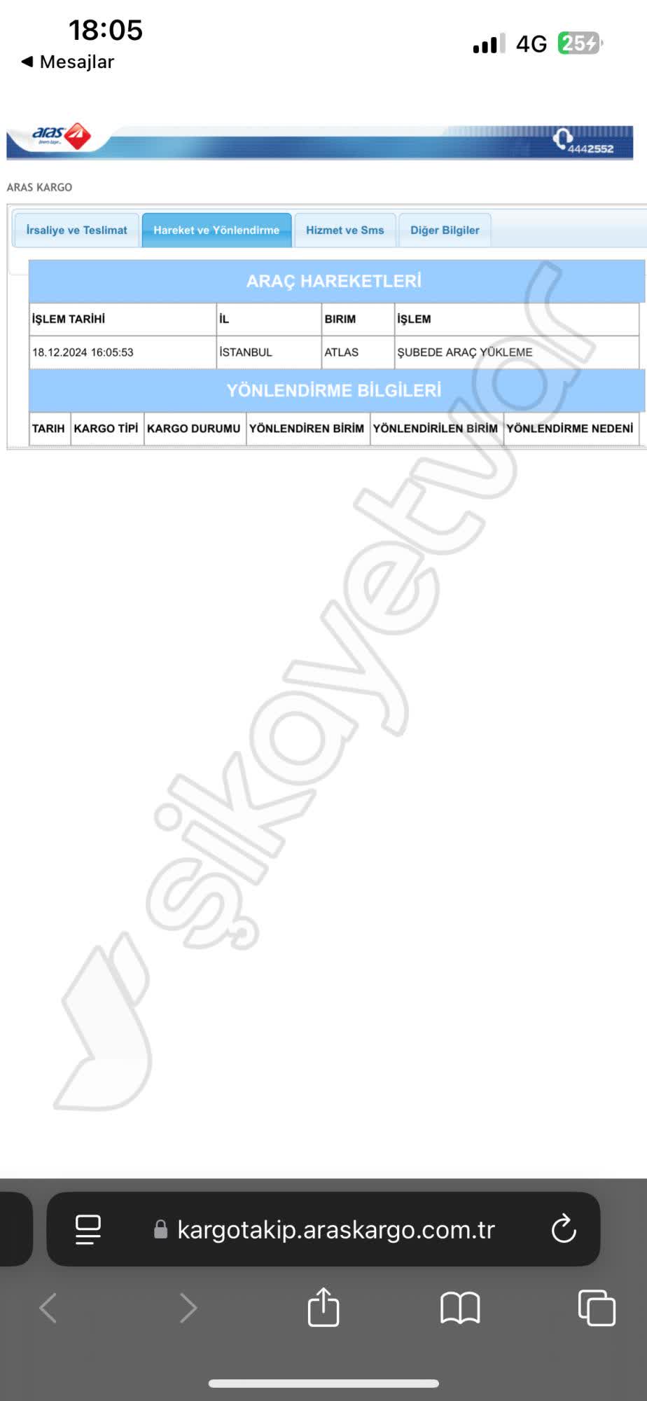Aras Kargo'da Kargom Neden Hala Bekliyor - Şikayetvar
