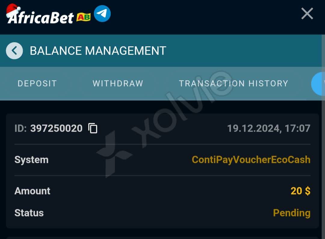 Africabet Africabet Delayed My Withdrawal and Customer Service Did Not ...