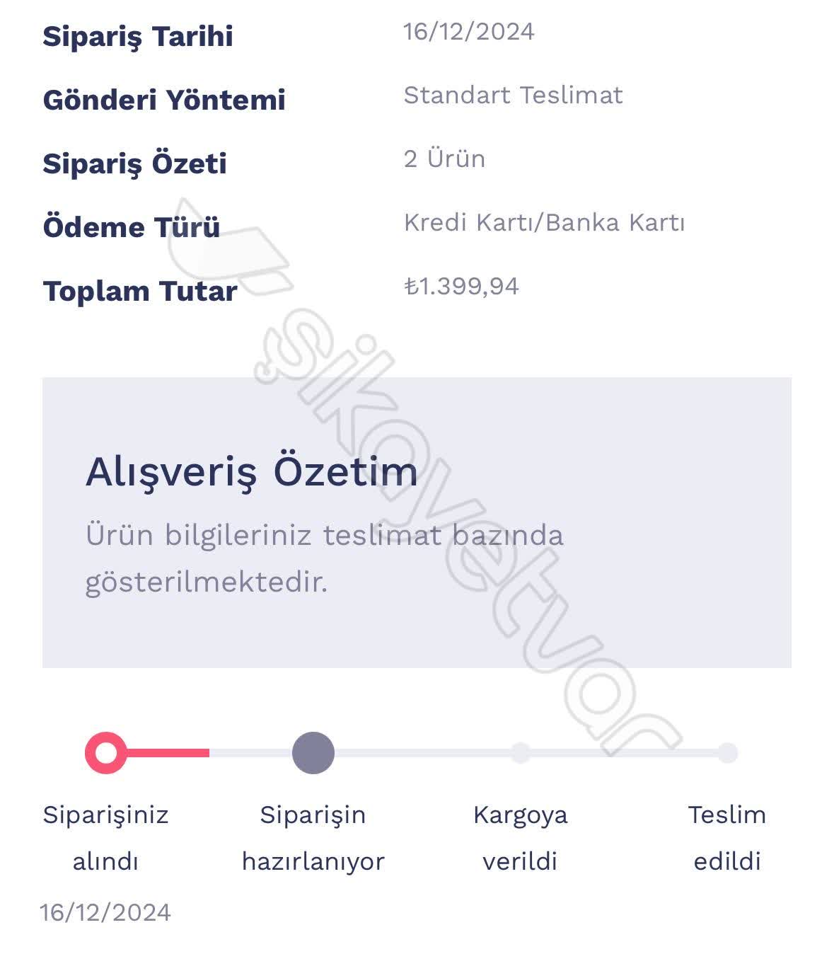 Penti Online Alışverişte Kargo Gecikmesi - Şikayetvar