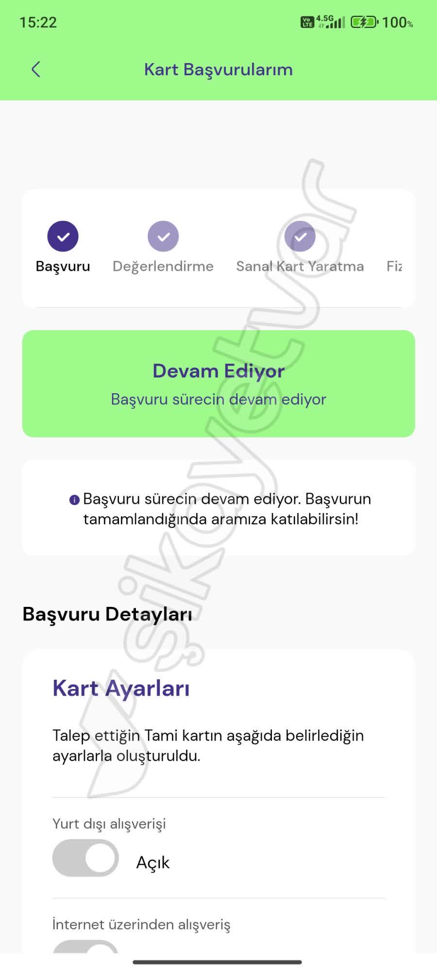 Tami Tami Kart Başvurusunda Bitmeyen Bekleyiş - Şikayetvar