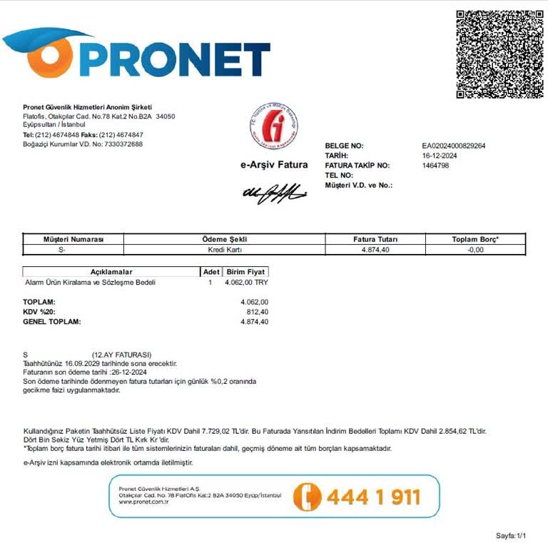 Pronet Abonelik İptali Ve Güvenlik Sorunları - Şikayetvar