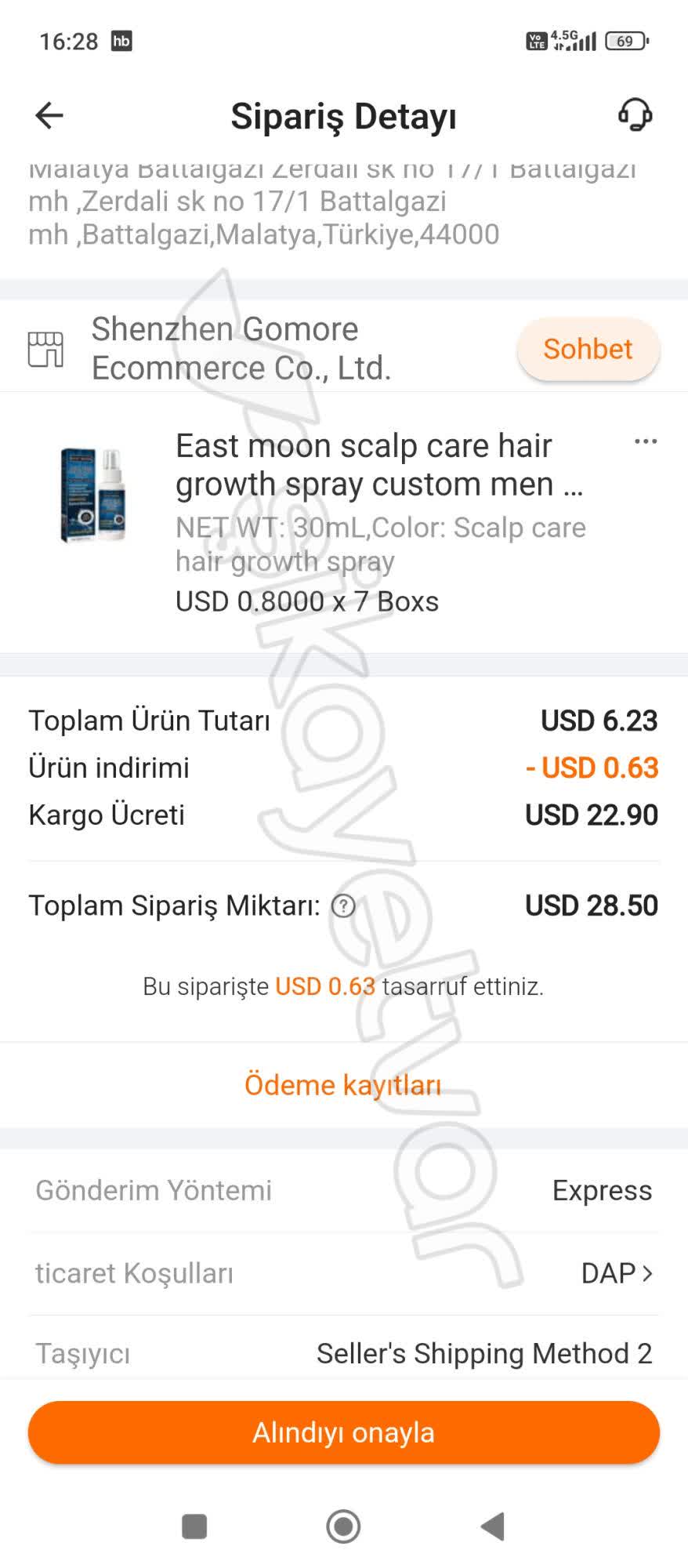 Turpex PTT PTT Teslimatında İthalat Beyannamesi Sorunu - Şikayetvar