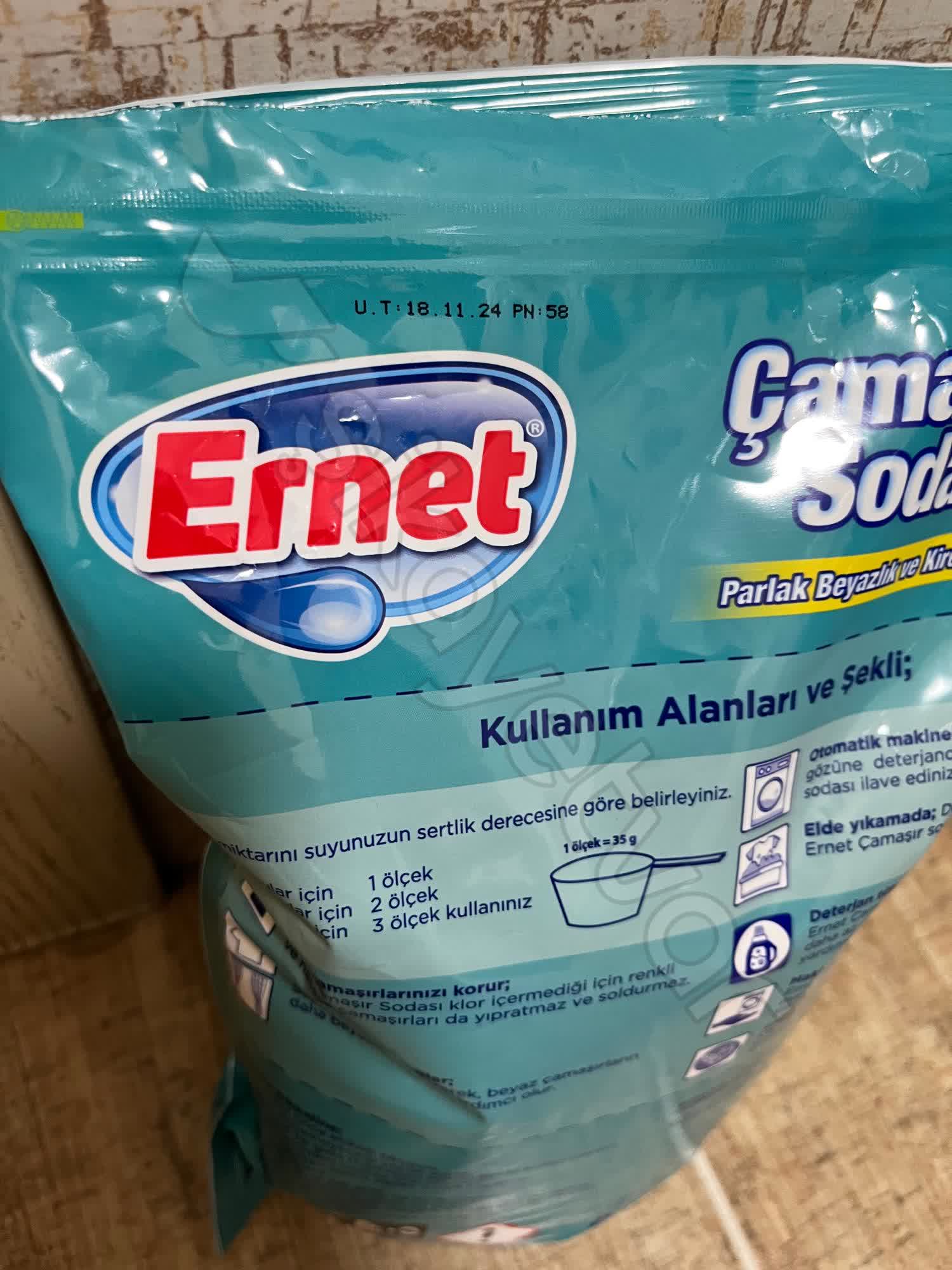 Ernet Çamaşır Sodası: Paketten Gelen Yoğun Koku Şikayeti - Şikayetvar