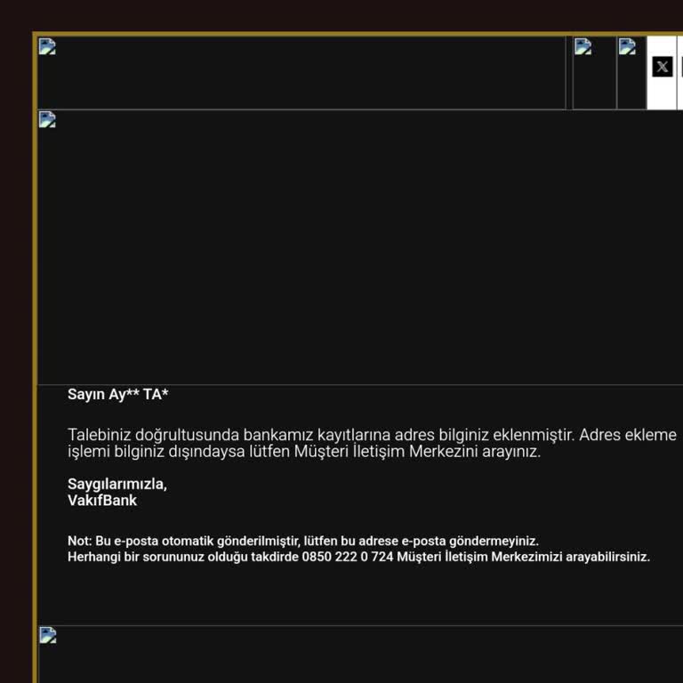 VakıfBank Yetkisiz Adres Ekleme Sorunu - Şikayetvar