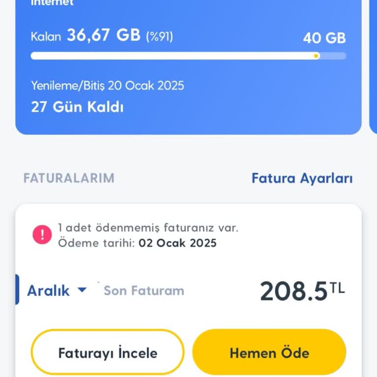 Turkcell Fatura Hesaplama Şikayetleri - Şikayetvar