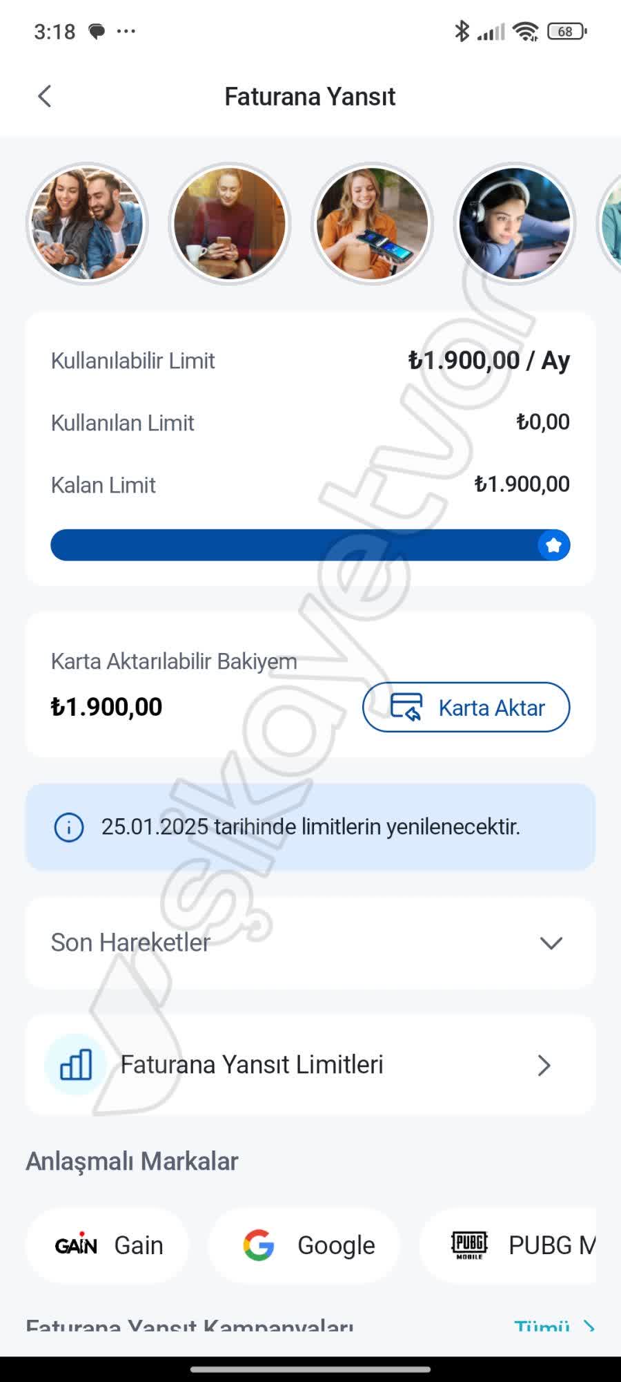 Paycell Fatura Limitimin Düşmesi Mağduriyet Yarattı - Şikayetvar