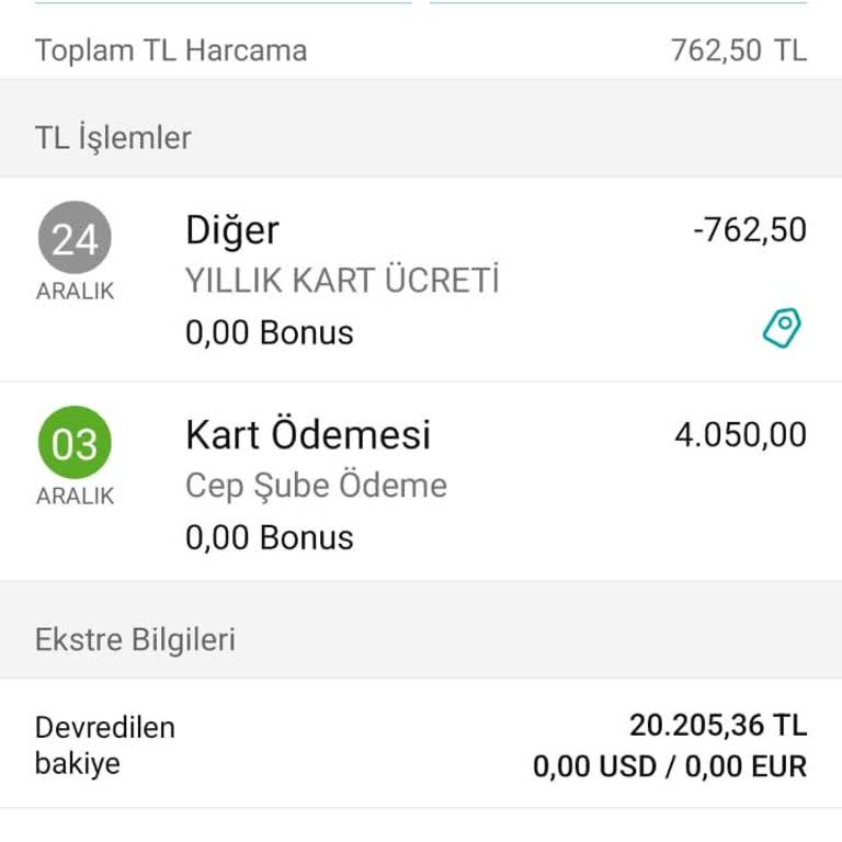 Garanti BBVA Garanti Bankası'ndan Alınan Haksız Aidat Ve Bonus Sorunu ...