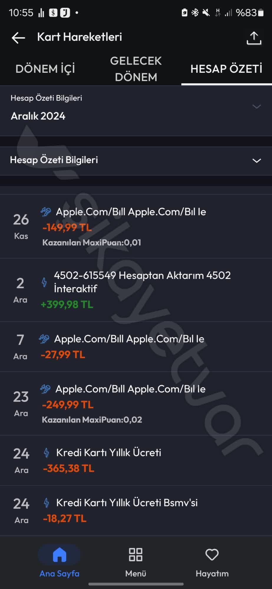 İş Bankası Haksız Kart Aidatı İadesi Talebi - Şikayetvar