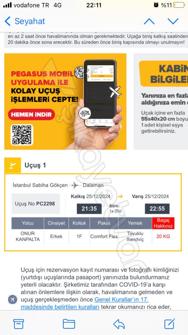 Pegasus Comfort Flex Mağduriyeti Ve Bilgilendirme Eksikliği - Şikayetvar