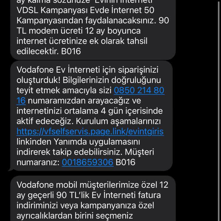 Vodafone Net Yanlış Yönlendirme Nedeniyle Fiber İnternet Mağduriyeti ...