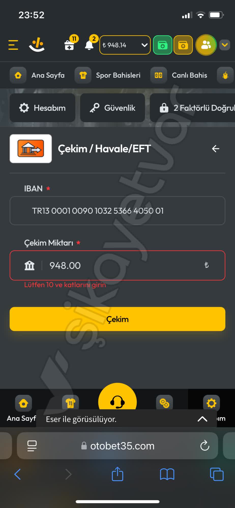 Otobet Güvenilir Sandığım Sitede Hayal Kırıklığı: Haksız Bakiye ...