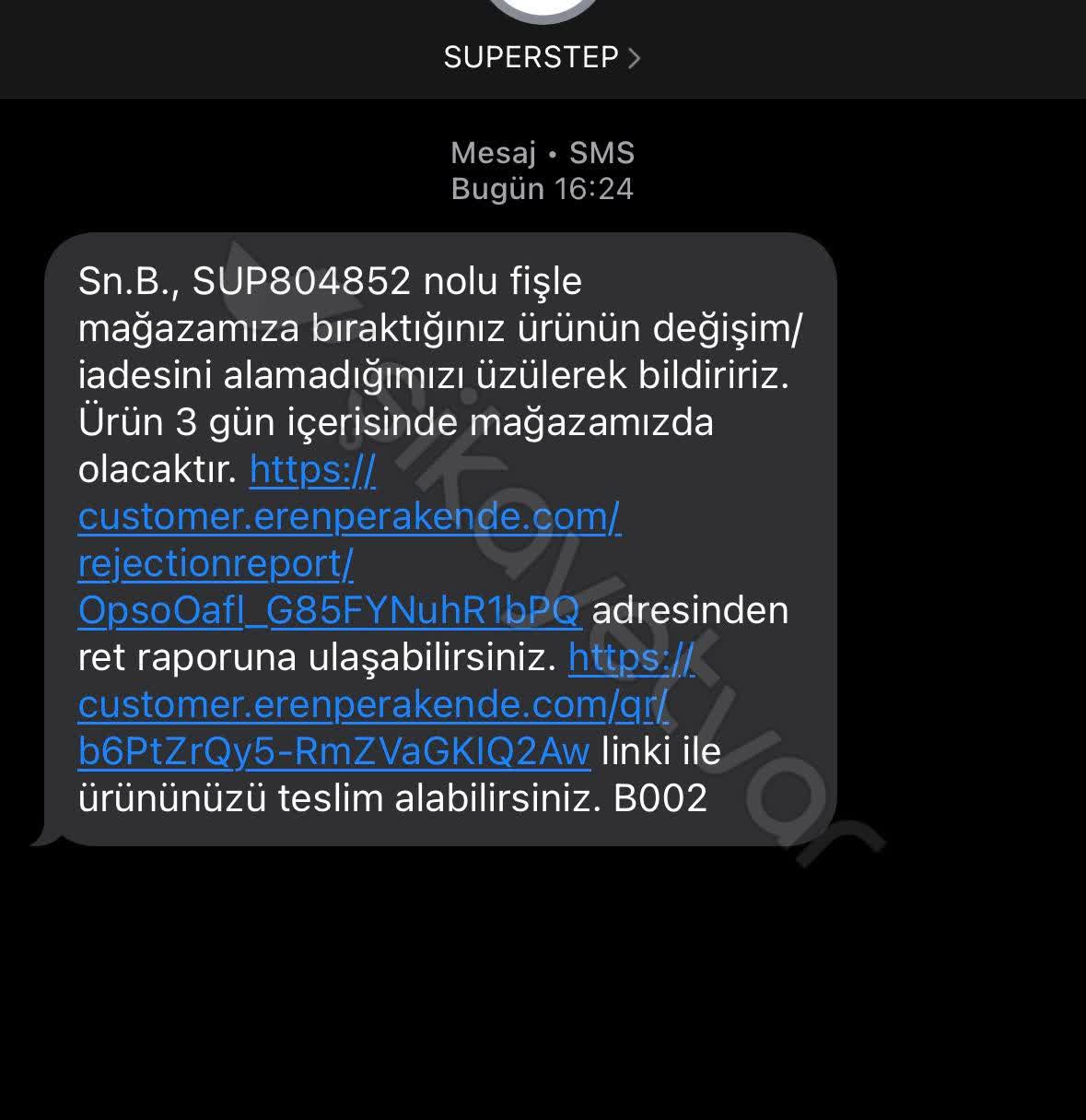 SuperStep'ten Beklenmedik Garanti Hayal Kırıklığı - Şikayetvar