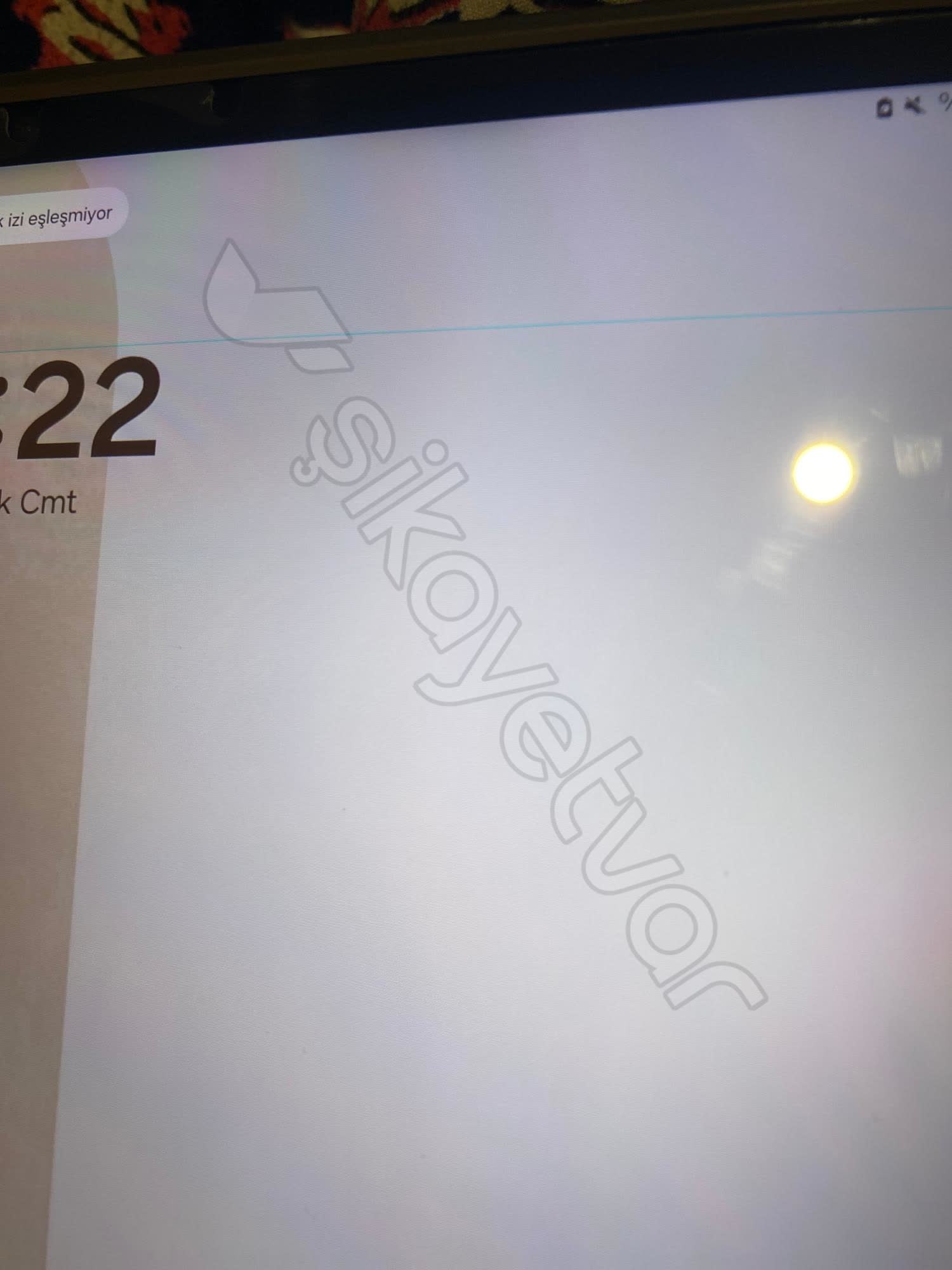 Samsung Telefon Samsung Tablet Ekranında Mavi Çizgi Sorunu - Şikayetvar