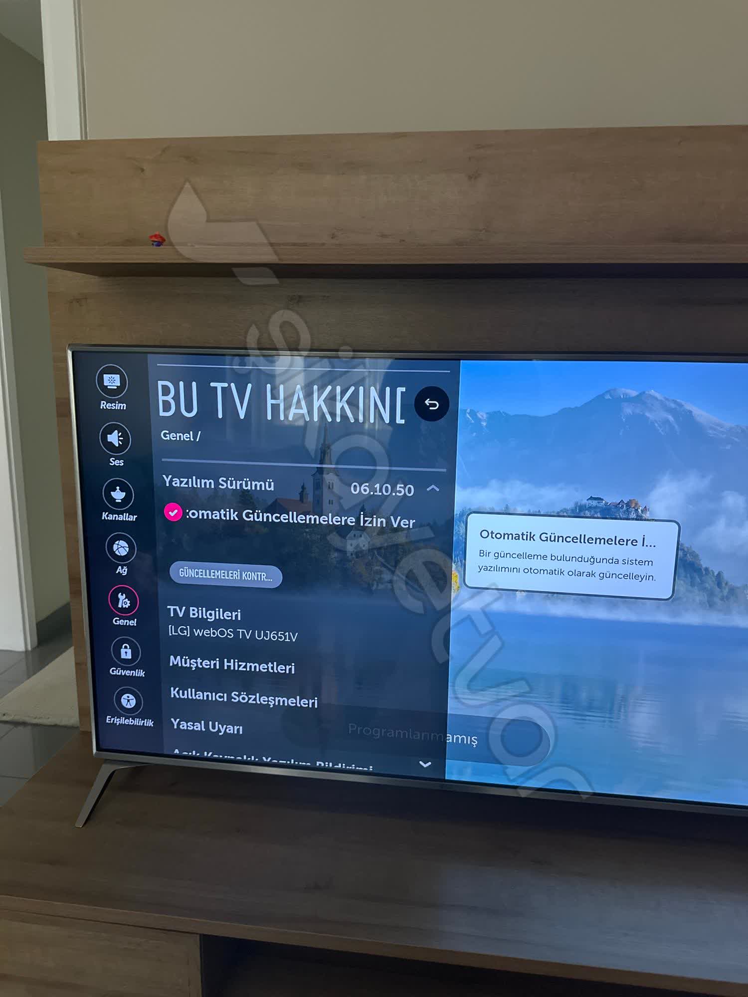 LG Webos TV'de TRT Tabii Uygulama Sorunu - Şikayetvar