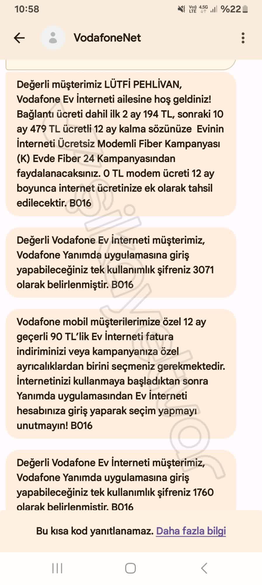 Vodafone Net Vodafone Ev İnterneti İptal Sürecinde Yaşanan Sorunlar ...