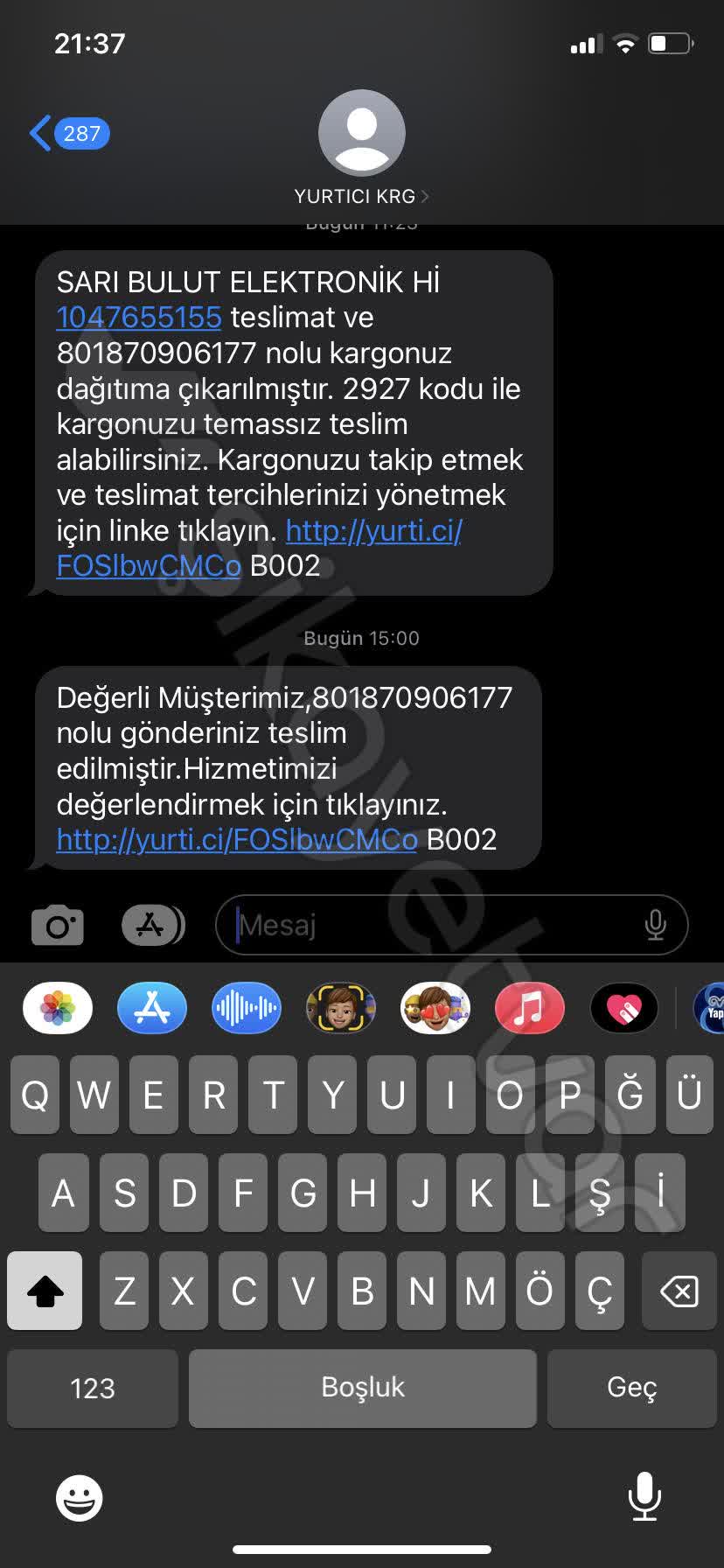 Çözüldü: Yurtiçi Kargo Yurtiçi Kargom Nerede Bilmiyorum - Şikayetvar