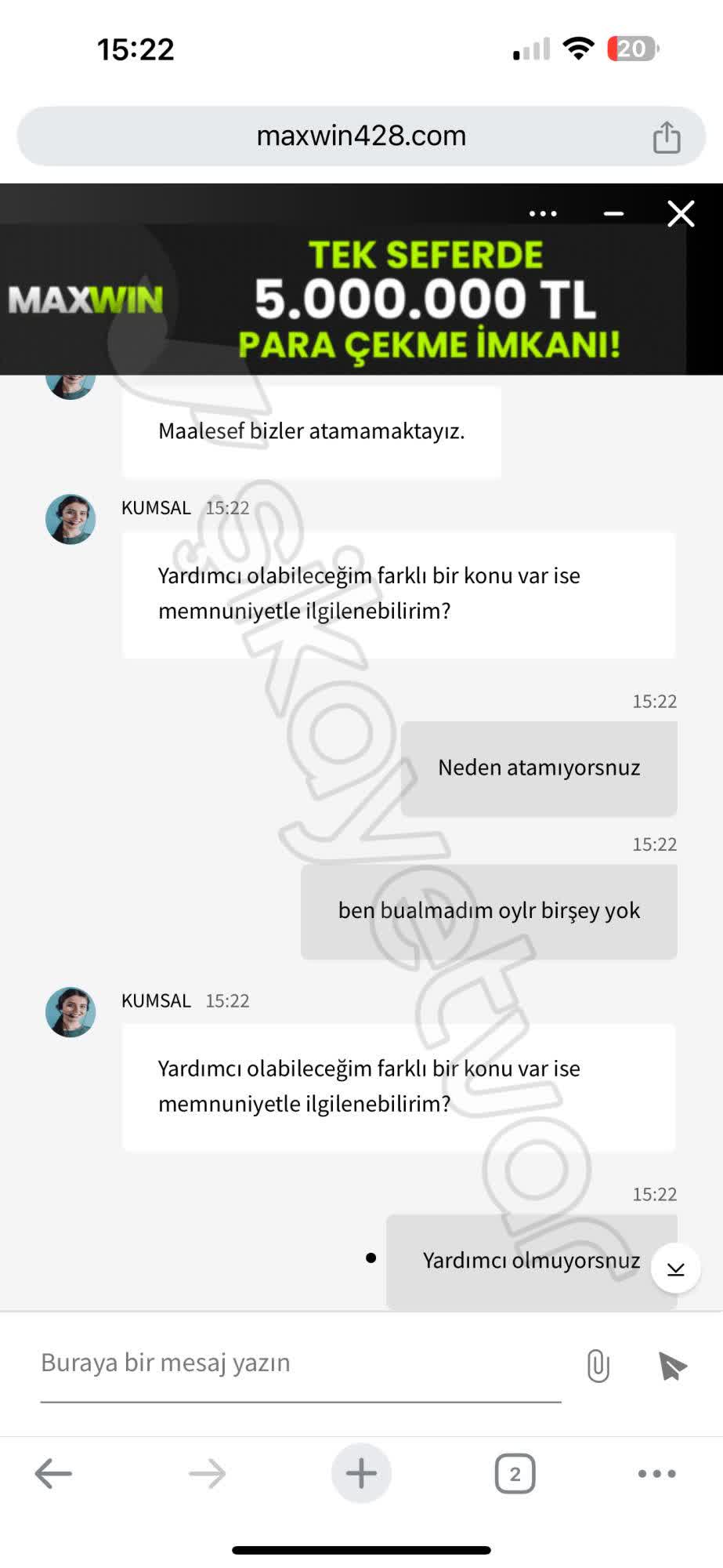 Maxwin Sitesinde Haksız Bakiye Silinmesi - Şikayetvar