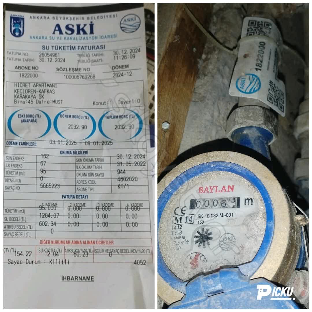 ASKİ Ankara ASKİ Fatura Düzenlemesinde Yaşanan Düzensizlik - Şikayetvar
