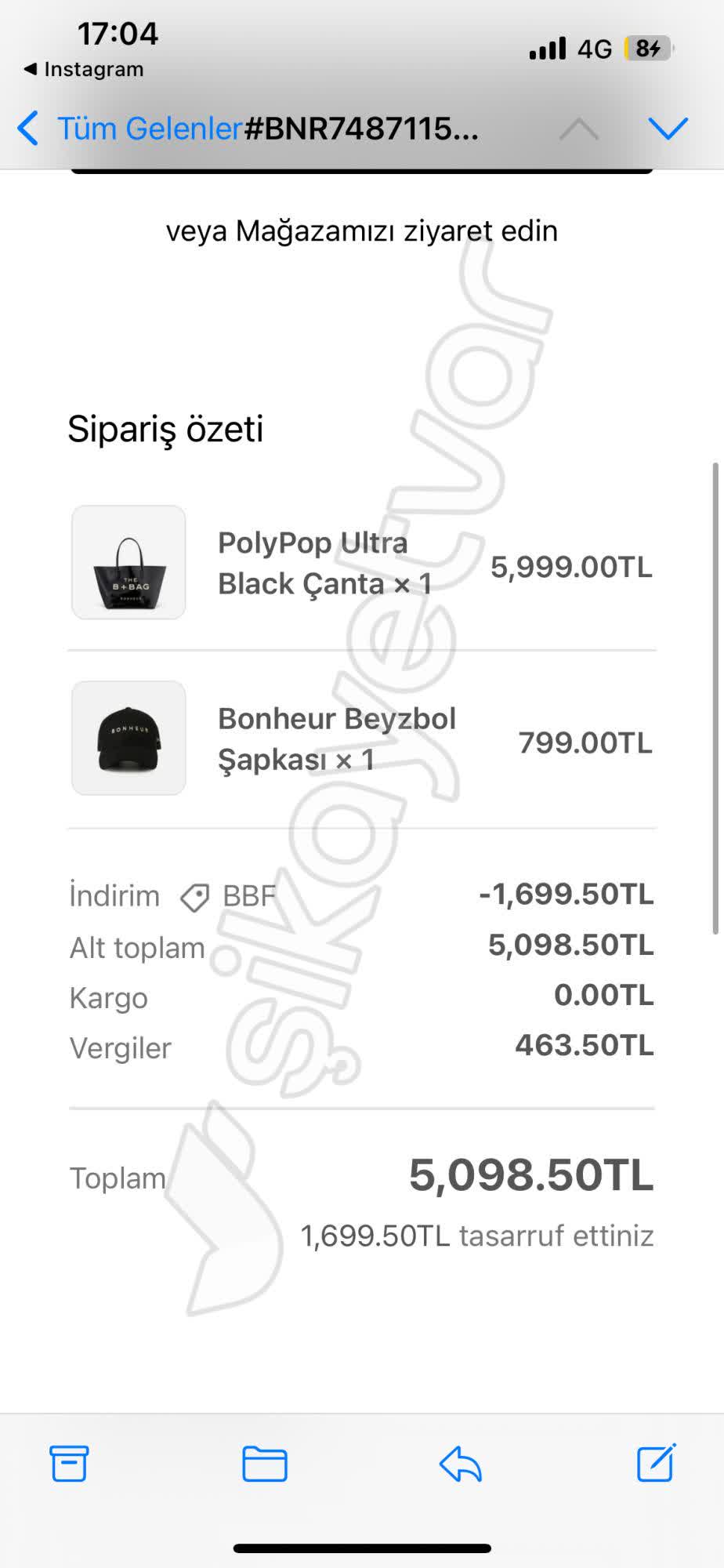 Bonheur Bag Sipariş Durumu Belirsizliği Ve Yetersiz İletişim Sorunu ...