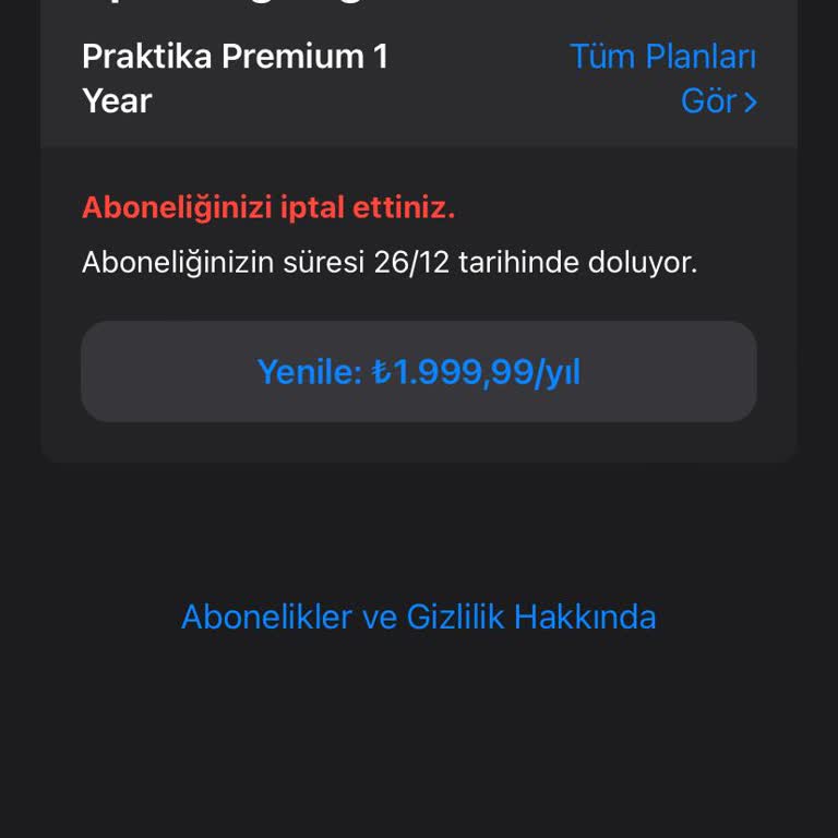 Praktika.ai Praktika App Store Ücretli Abonelik Haksız Tahsilat - Şikayetvar