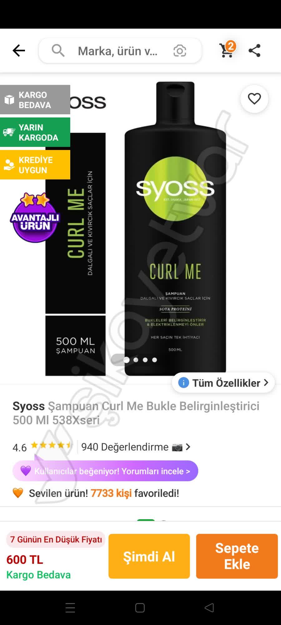 Syoss Curl Me Şampuanının Pahalı Ve Bulunamayan Durumu - Şikayetvar