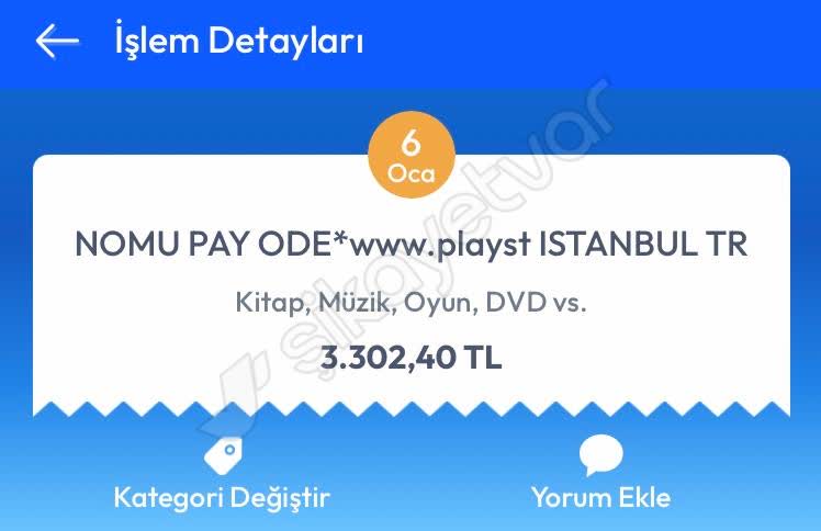 NomuPay Nomu Pay'den Habersiz Yapılan Kredi Kartı Çekimi - Şikayetvar