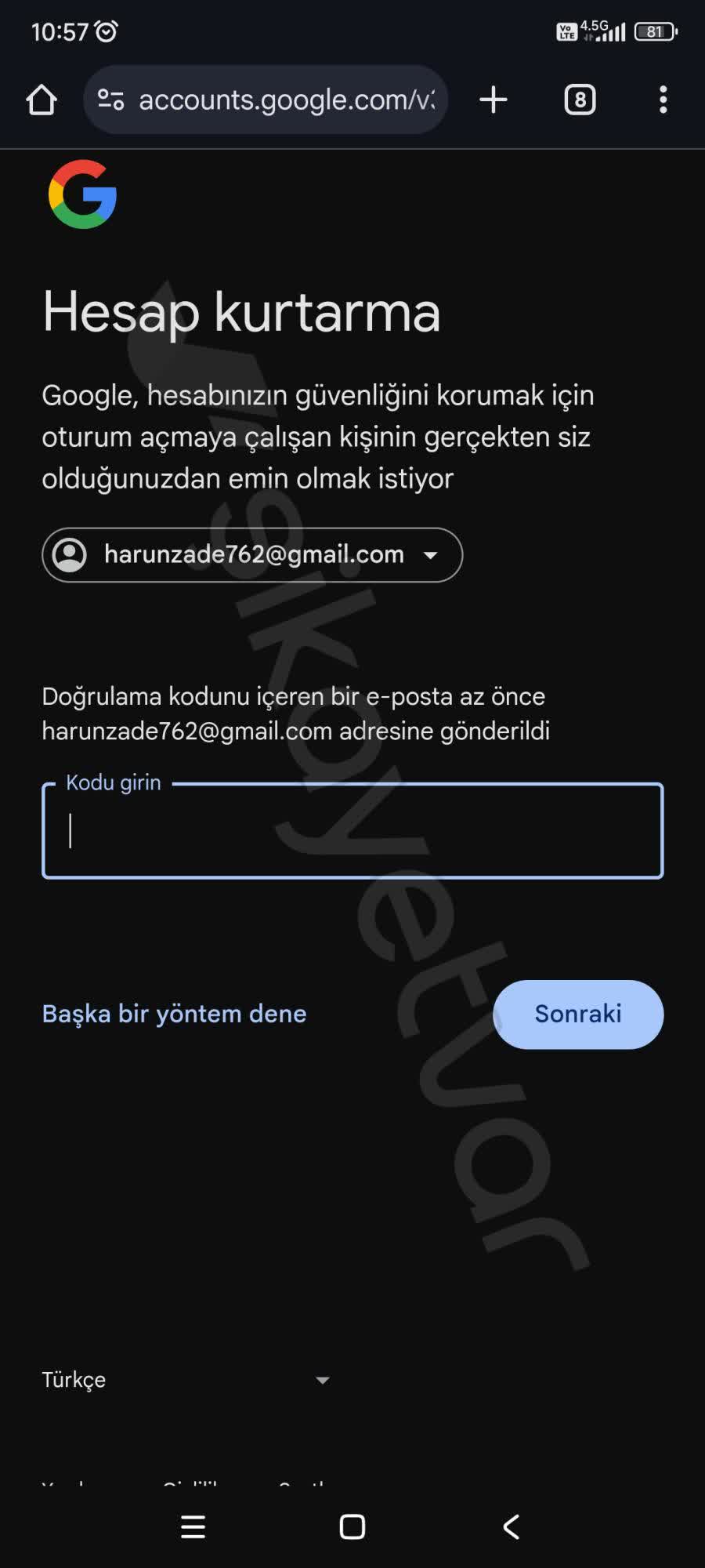 Gmail Google Hesap Kurtarma Sürecinde Yaşanan Zorluklar - Şikayetvar