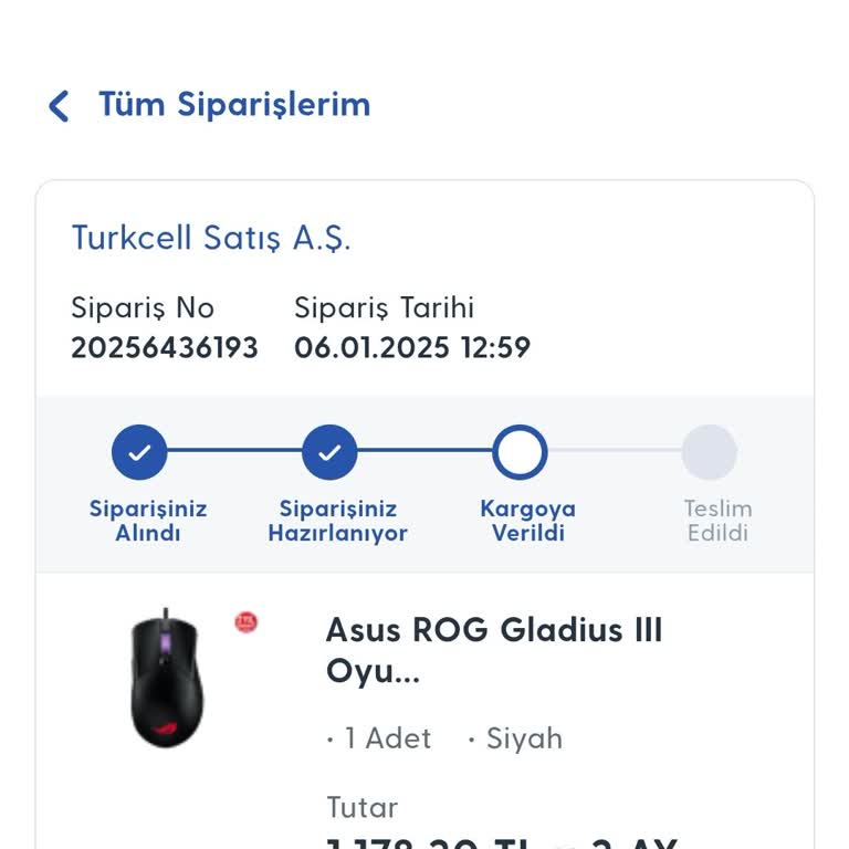 Kargom Nerede? Turkcell Pasaj Mağduriyeti - Şikayetvar